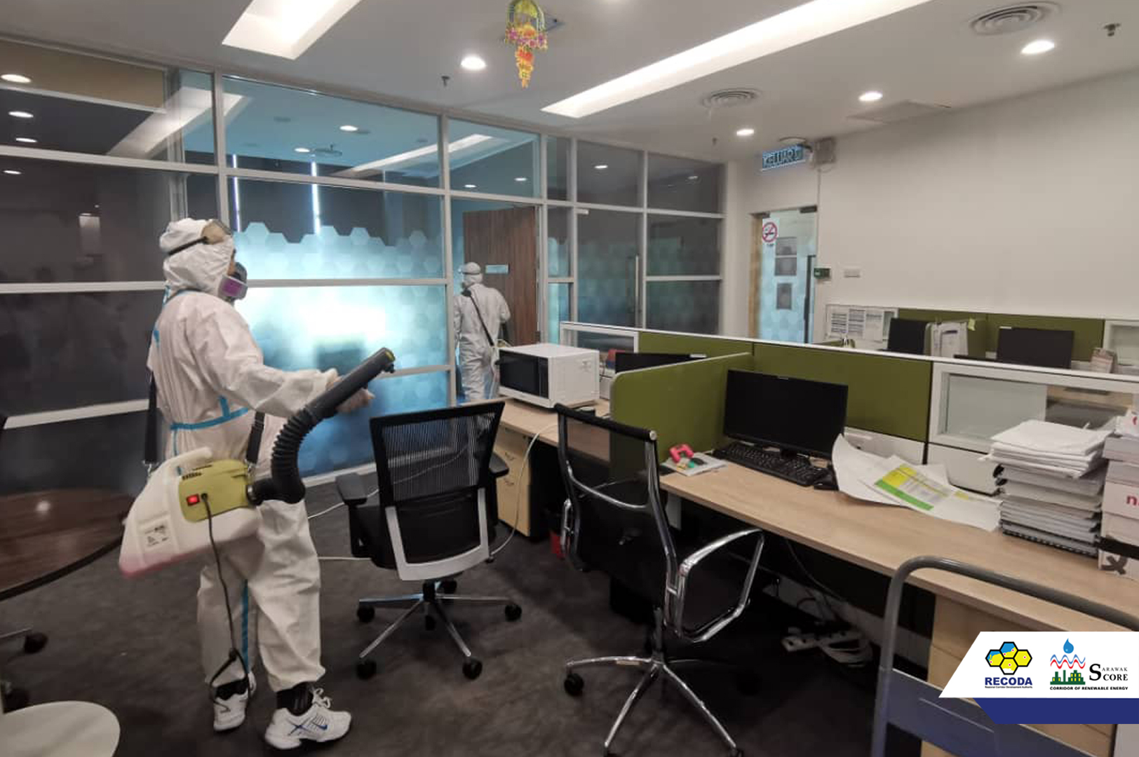 Sanitisation and fumigation at RECODA offices - RECODA