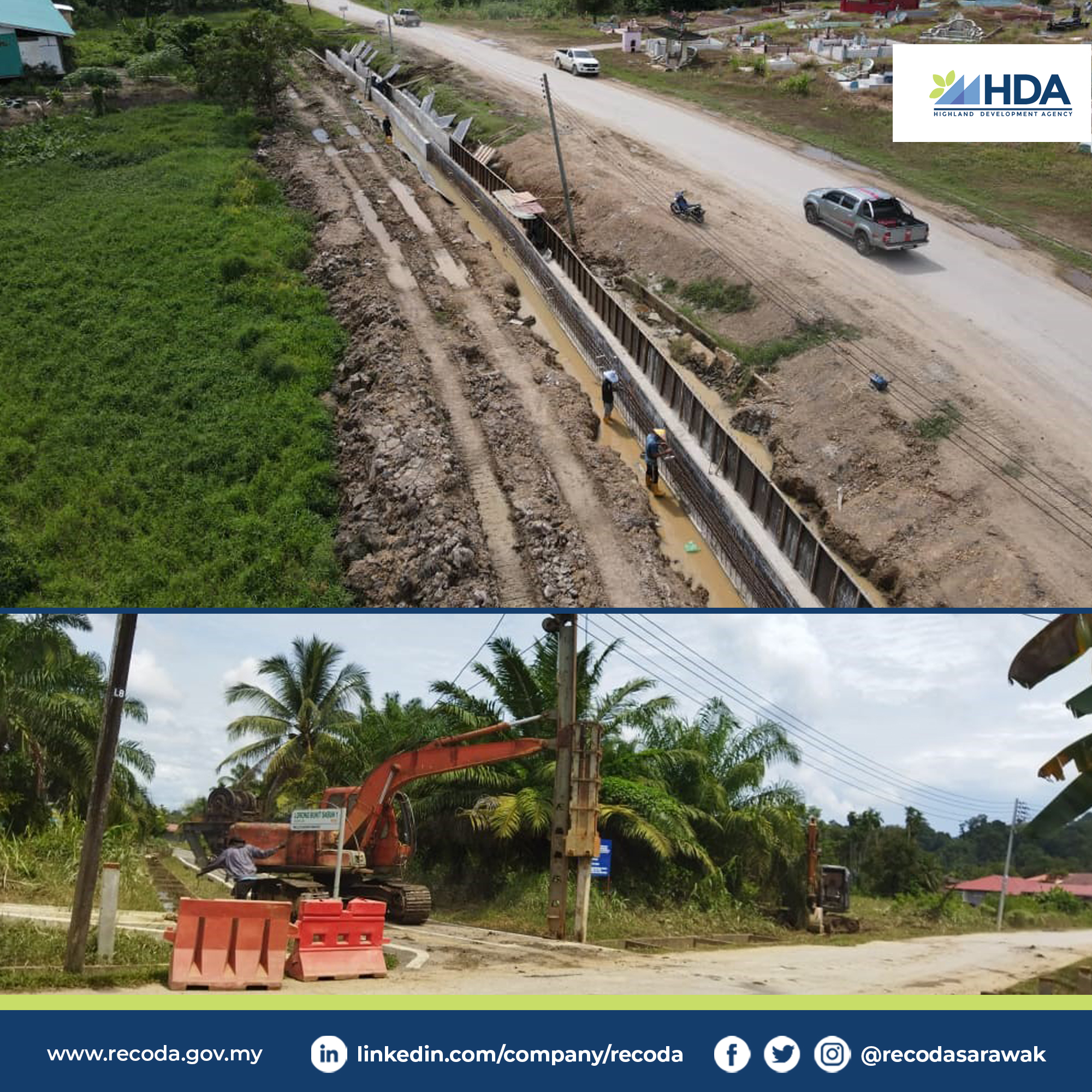 Internal roads, car parks and drainages at Long Lama being improved ...