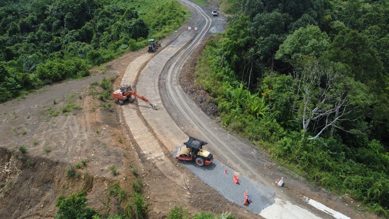 Construction of Long Laput access road nearly completed - RECODA
