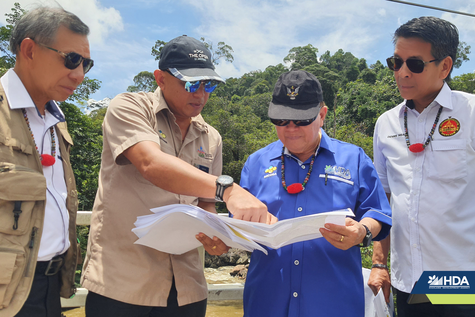 Deputy Premier conducts site visit in Long Lama - RECODA