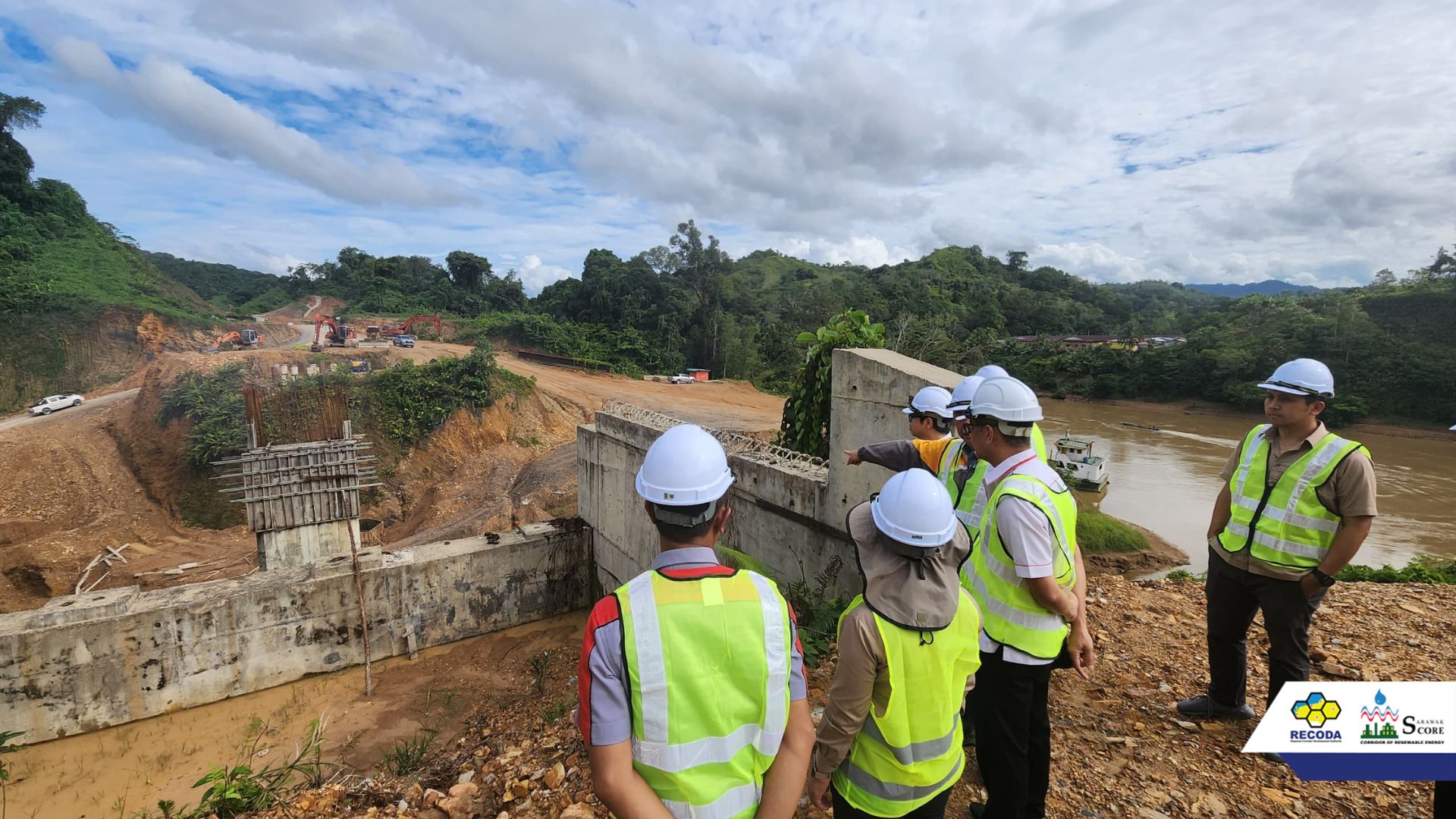 Ministry of Economy Working Visit to Baleh HEP Access Road - RECODA