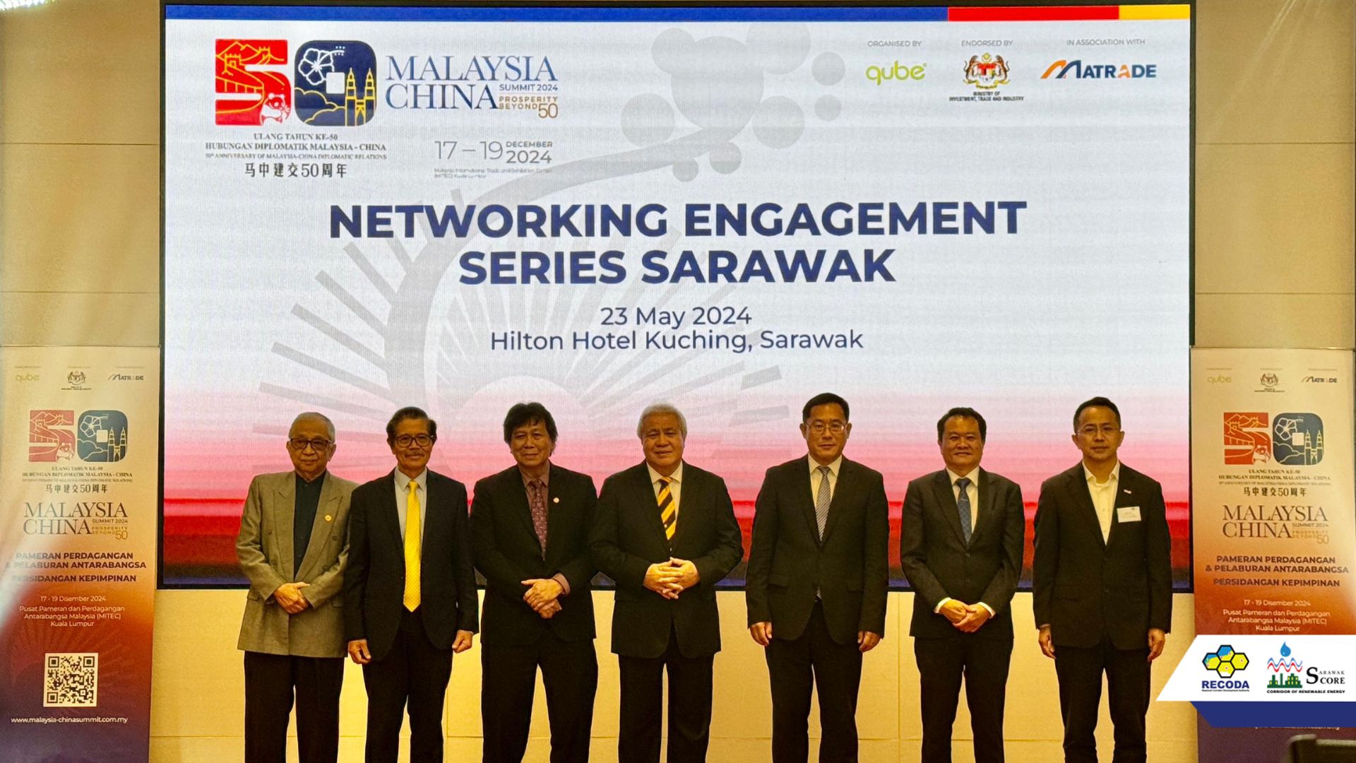 RECODA attends the launch of the Malaysia-China Summit (MCS 2024), Networking Engagement Series ...